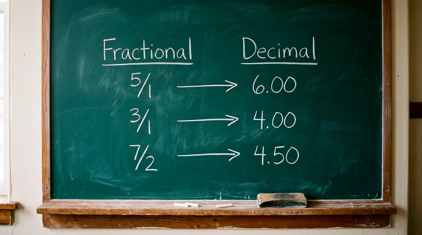 Fractional vs Decimal Odds in Round Robin Calculation